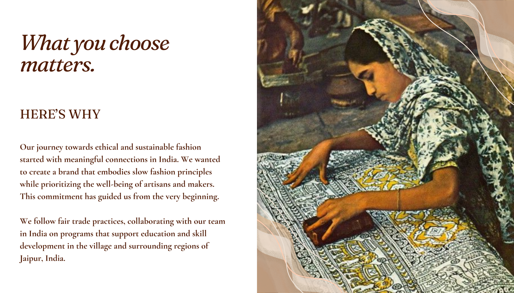 Our Ethical Journey – House of Sundar